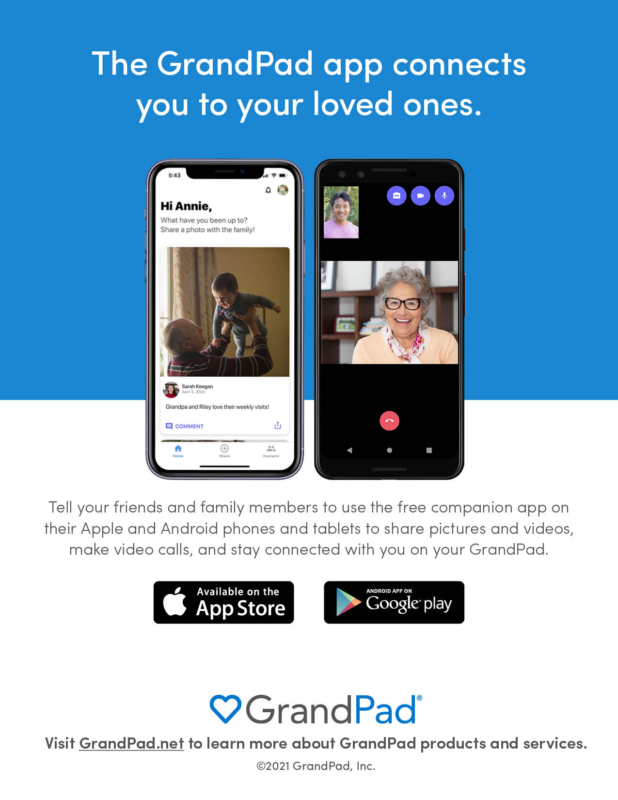 Bring families together with GrandPad